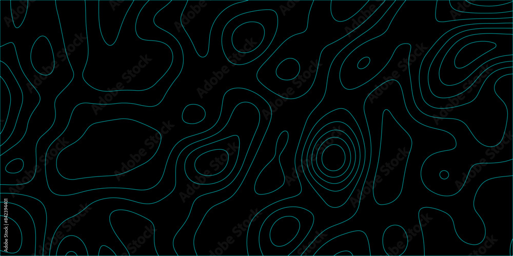 Abstract lines background. Contour maps. Vector illustration. The ...