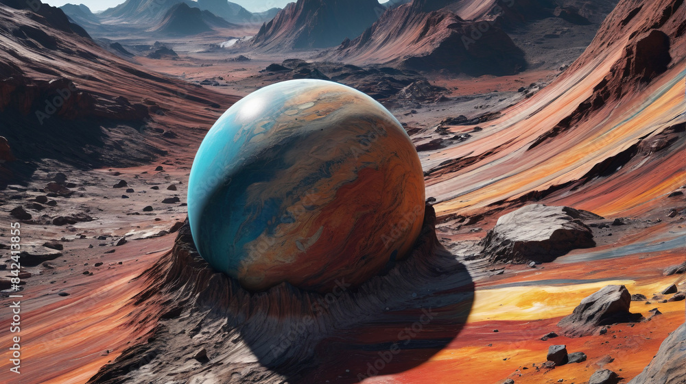 Observing the fascinating geological features of extraterrestrial ...