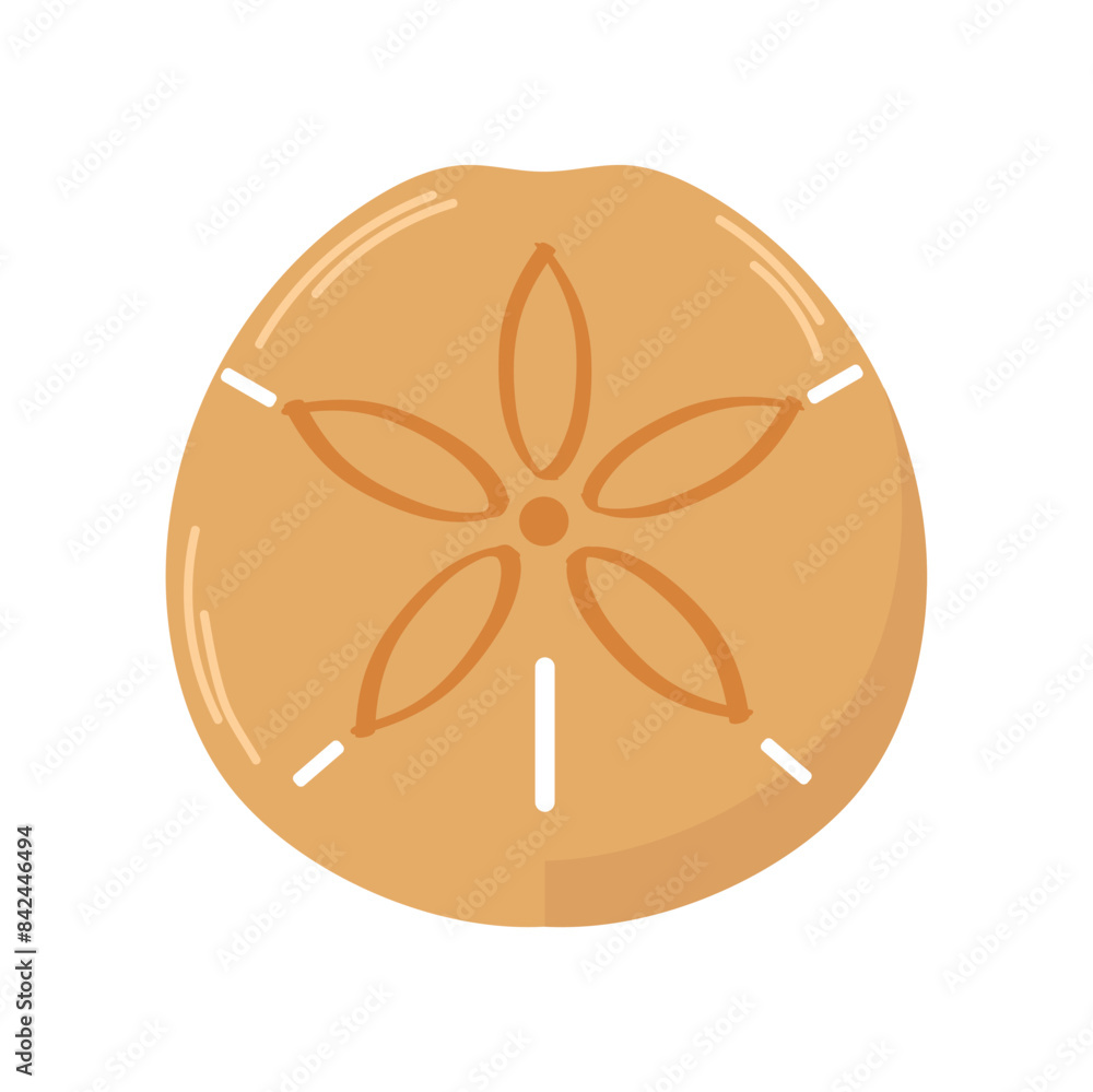 Sand dollar icon clipart avatar logotype isolated vector illustration ...