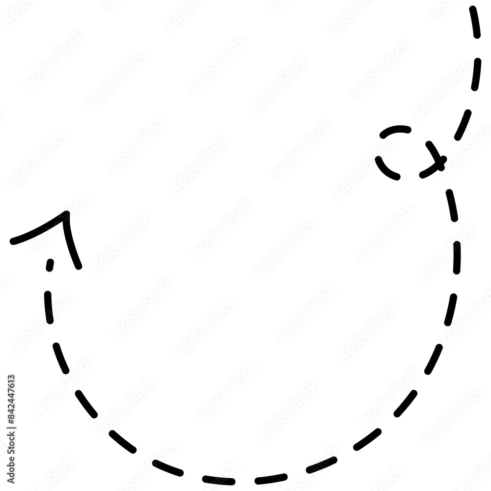 Dashed Line DDashed Line Direction.Zigzag arrow stripes design with ...