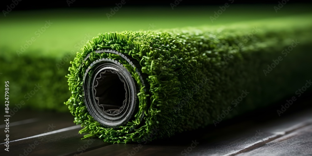Artificial turf roll for sports field or lawn perfect for outdoor use ...