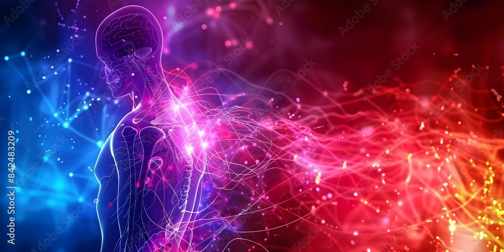 Highlighted neurological map areas related to conditions affecting ...