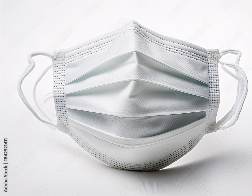 Clean and hygienic health mask on white background. This mask is ...