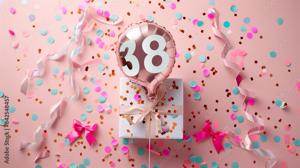 The thirty-eighth birthday is a special day, so a gift in an elegant ...