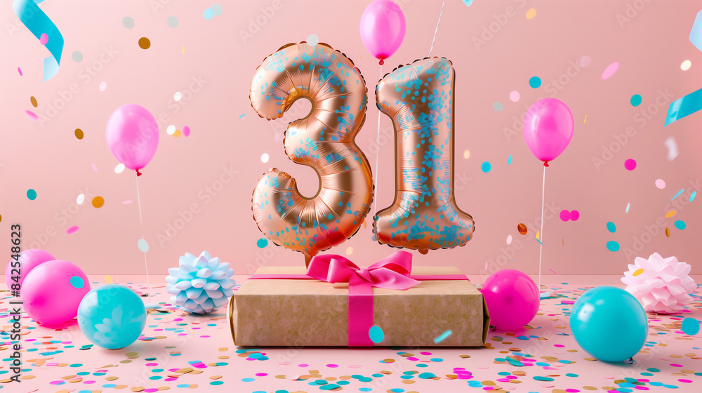 The thirty-first birthday is a special day, so a gift in an elegant box ...