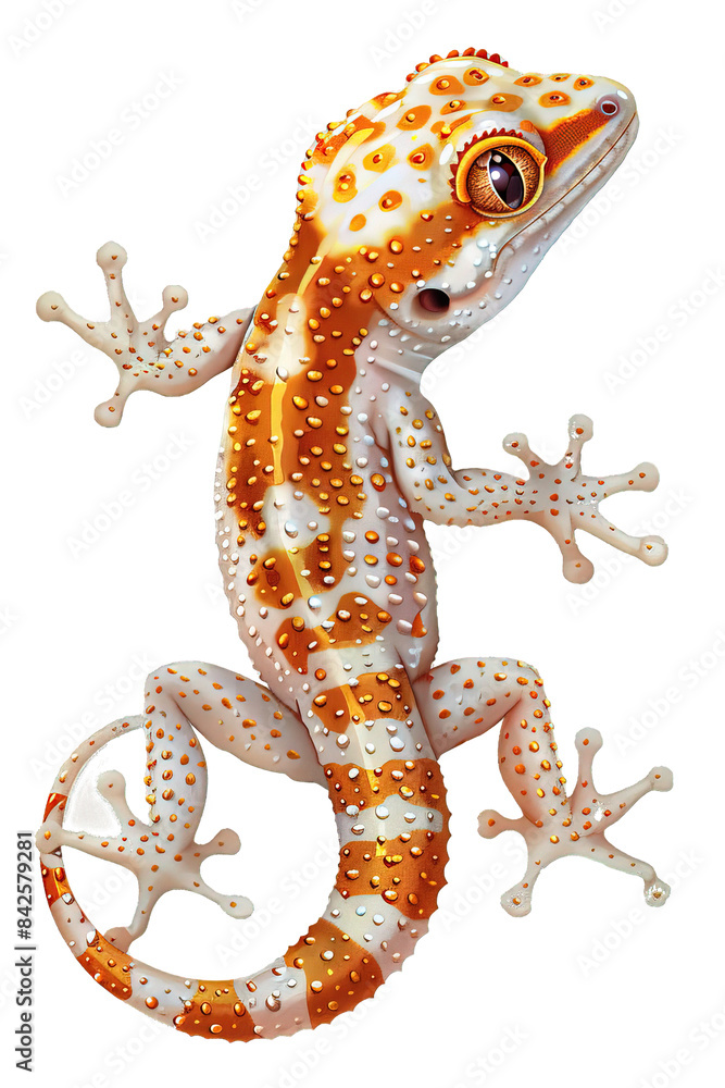 gecko isolated png ,top view of lizard isolated on transparent ...