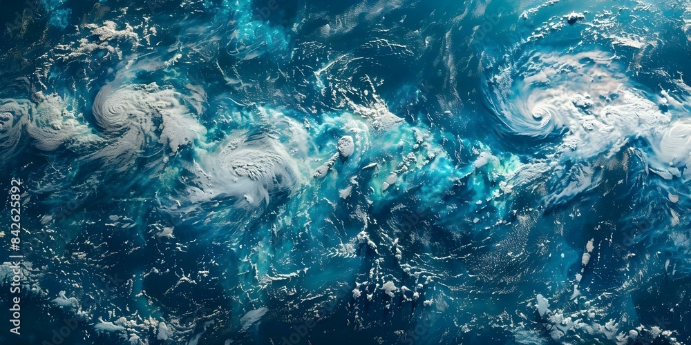 Satellite image reveals shifting sea temperatures a climate change ...