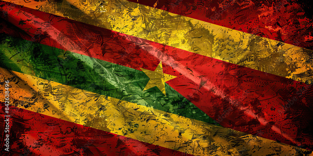 The Red and Yellow: The Flag of Suriname as a Symbol of Unity and ...