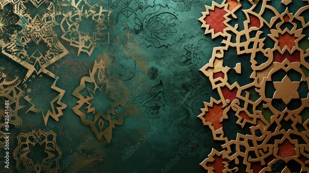 islamic geometric patterns, eid al - adha background, arabic ...
