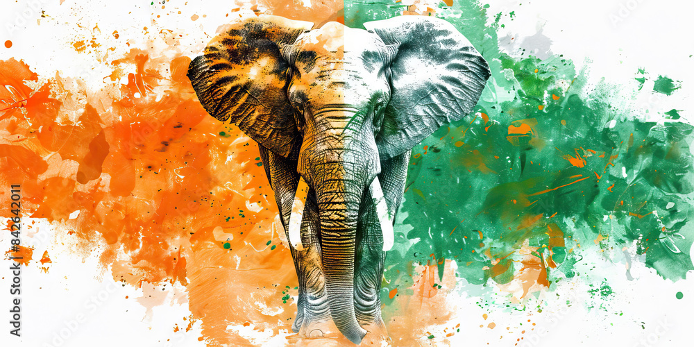 The Elephant: The Flag of Côte d'Ivoire as a Symbol of Strength and ...