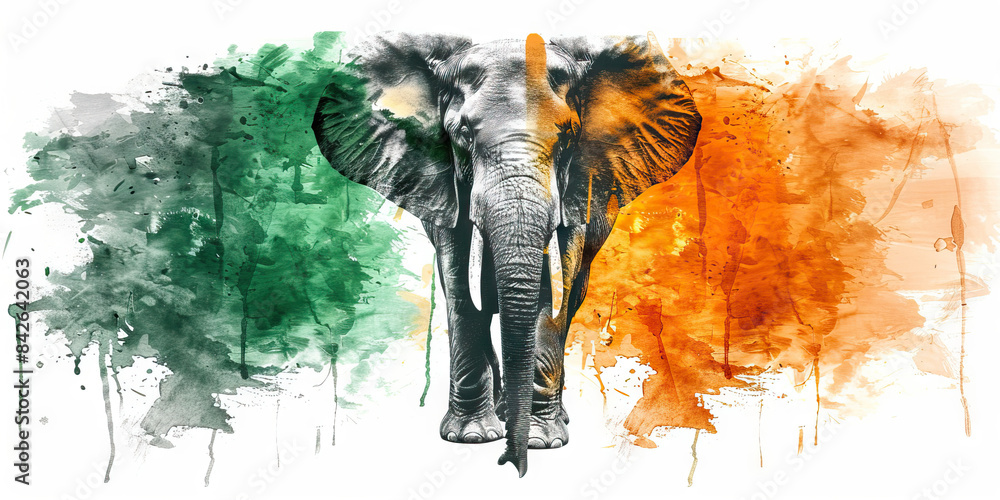 The Elephant: The Flag of Côte d'Ivoire as a Symbol of Strength and ...