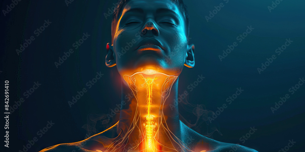 Hypothyroidism: The Fatigue and Weight Gain - Visualize a person with a ...