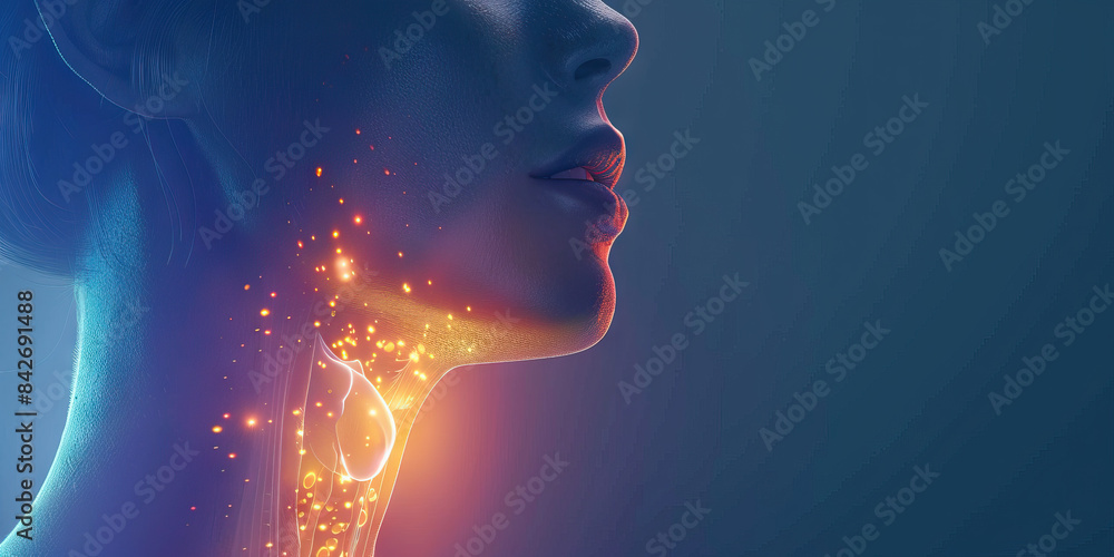 Hypothyroidism: The Fatigue and Weight Gain - Visualize a person with a ...