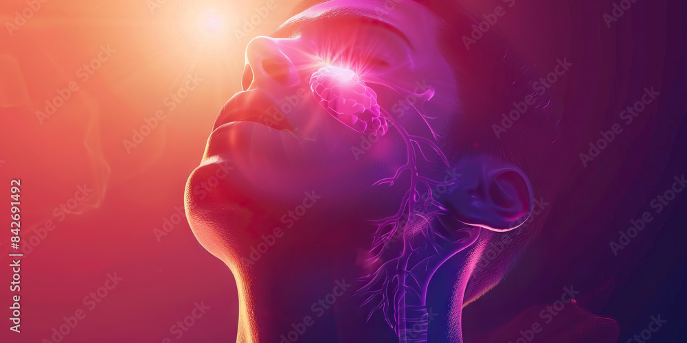 Hypothyroidism: The Fatigue and Weight Gain - Visualize a person with a ...