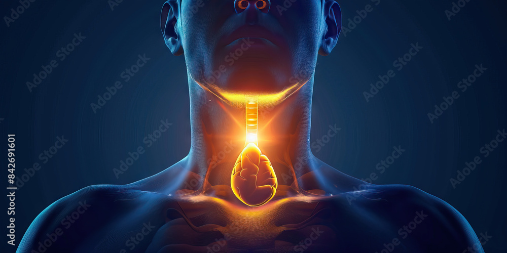Hypothyroidism: The Fatigue and Weight Gain - Visualize a person with a ...