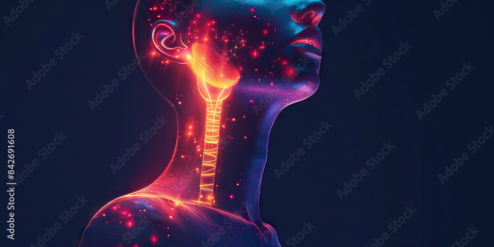 Hypothyroidism: The Fatigue and Weight Gain - Visualize a person with a ...