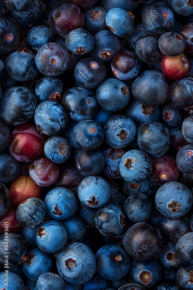 Blackthorn berry texture background, Prunus spinosa fruits pattern ...