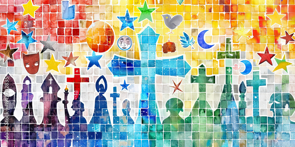 The Global Mosaic: Religions as Colorful Tiles in a Cultural Mosaic ...