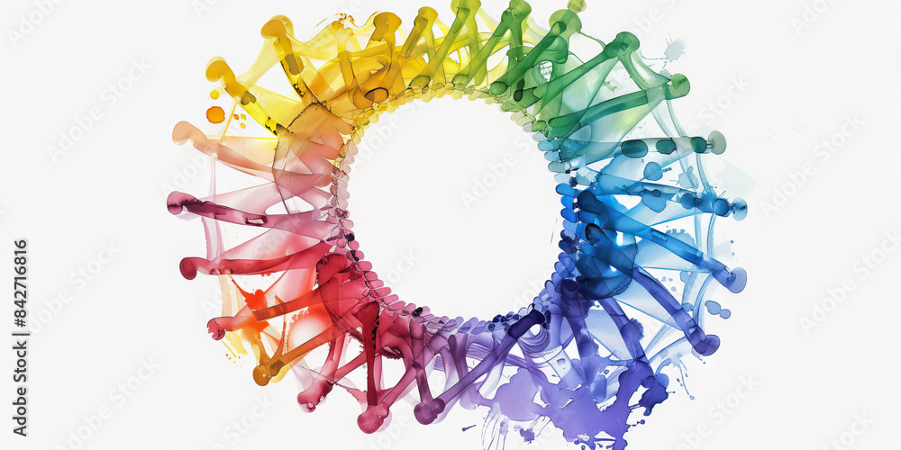 The DNA Color Wheel of Life: Life's Cycle in Genetic Colors - Visualize ...