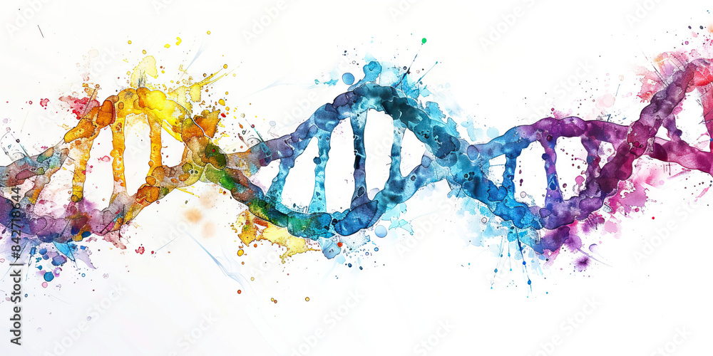 The DNA Color Palette: Life's Canvas Painted with Genetic Colors ...