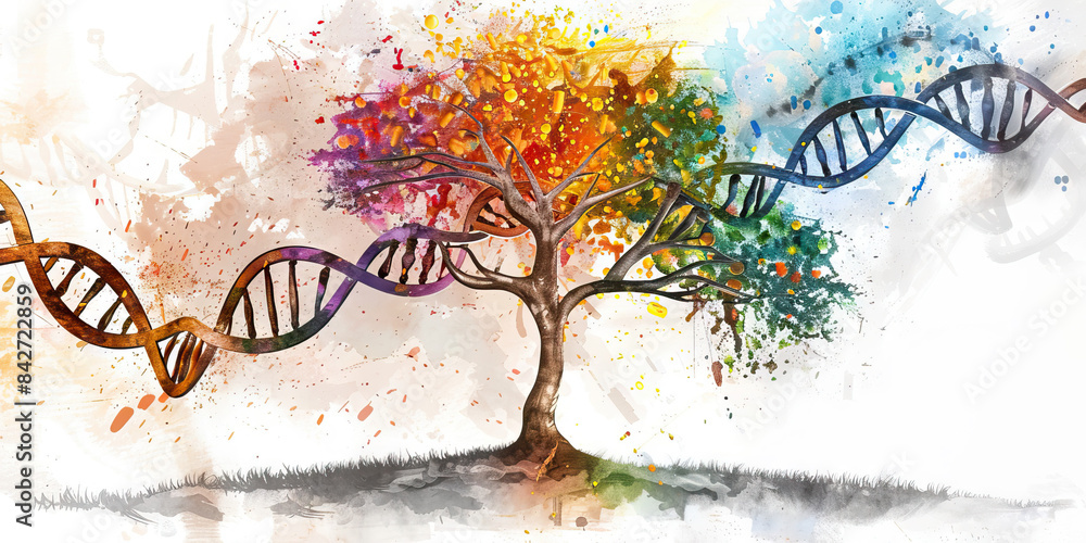 The DNA Tree of Life: Branches and Leaves as Genetic Material - Picture ...
