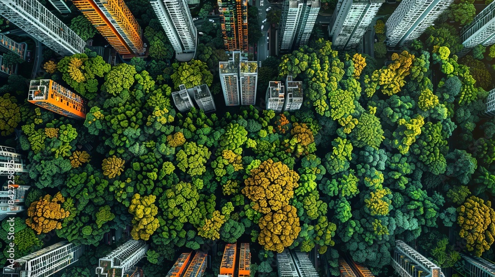 Urban planners using pollution data for city design, municipal office ...