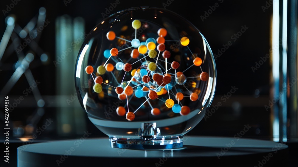 Create an image of an atom as seen through a scanning tunneling ...