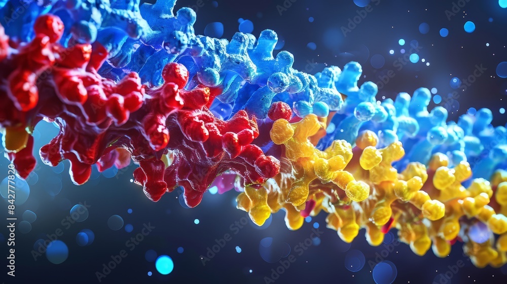Illustrate a cholesterol molecule (C27H46O), highlighting its complex ...