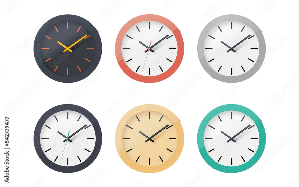 PNG image, Contemporary Minimalist Time Symbol, wall clock isolated on ...