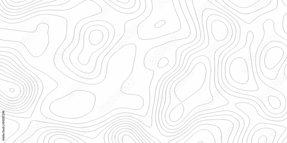 Abstract pattern with lines seamless pattern and topography map and ...