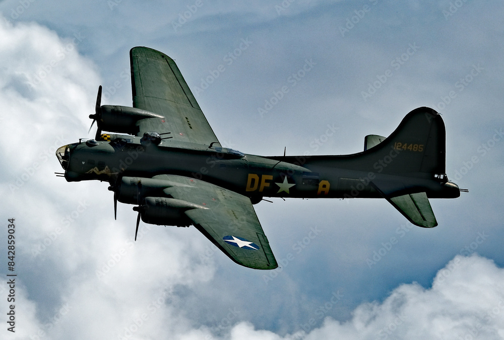 East Kirkby, Lincolnshire, UK. May 2024. The Boeing B-17 Flying ...