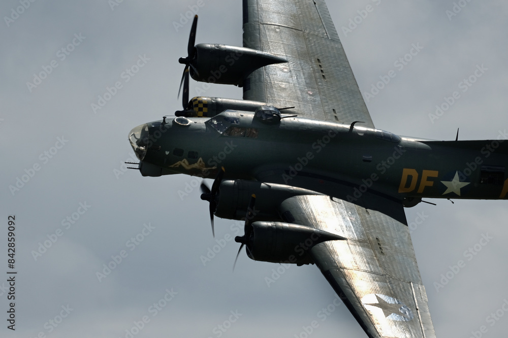 East Kirkby, Lincolnshire, UK. May 2024. The Boeing B-17 Flying ...