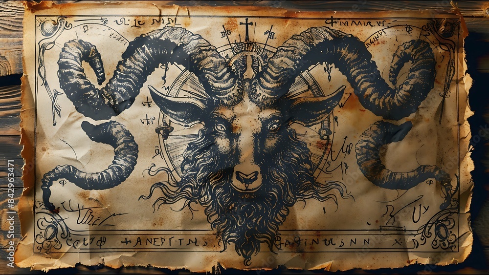 Baphomet Dark Lord Biblical Evil Satanic Lucifer Temple Book of Enoch ...