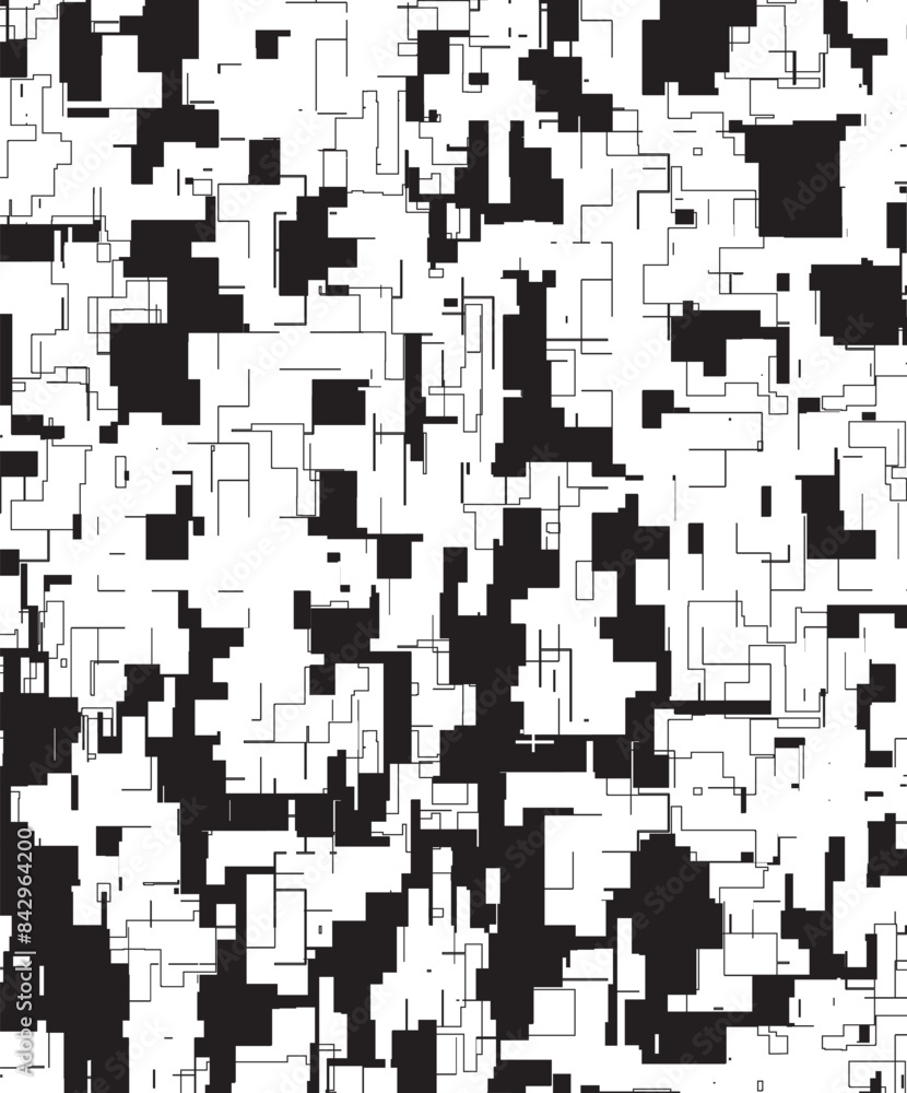 Fully editable vector element. Disspersed background. Disintegration ...