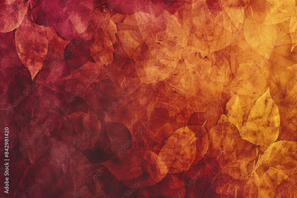 Red and orange autumn leaves creating a beautiful seasonal background ...