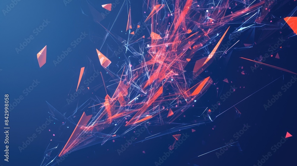 A collection of 10 dynamic motion graphic design elements featuring ...