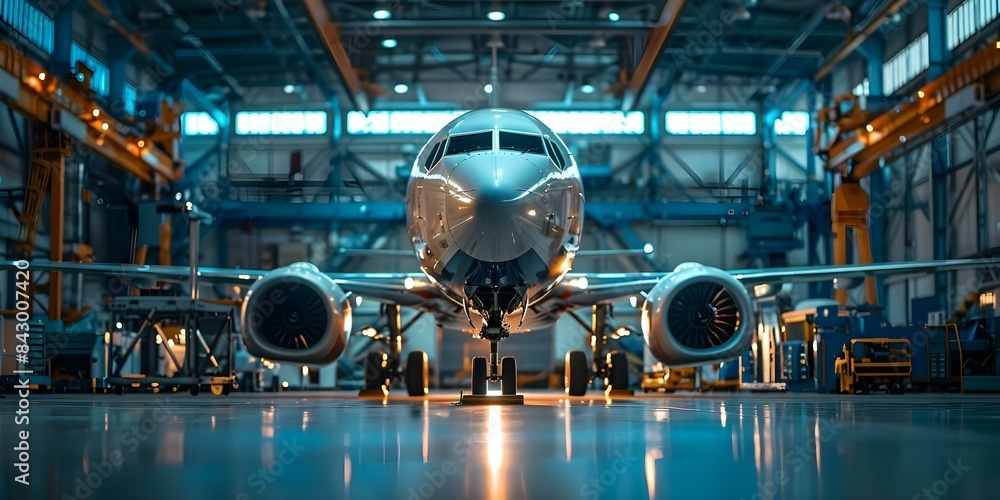 Check aircraft maintenance system for safe operations and spare parts ...