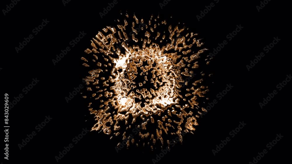 Explosion shockwave effect and divergent wave on a transparent background. Abstract smoke ...
