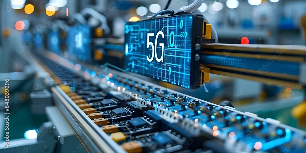 5G enables fast communication for advanced smart manufacturing ...