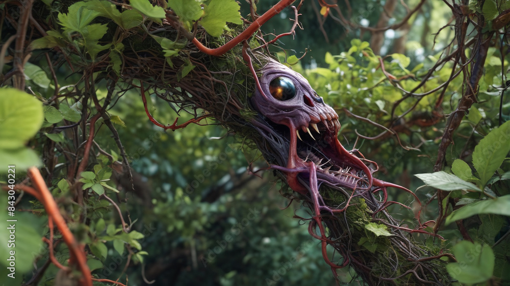 Hidden in the underbrush, the venomous vines lash out, their toxic ...