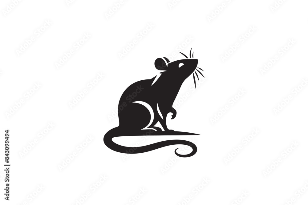 Mouse and rat, isolated mice animals set. Cute rodent characters in ...