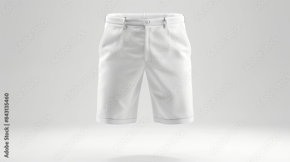 Shorts mockup, blank for design. Merchandise advertising. Background ...
