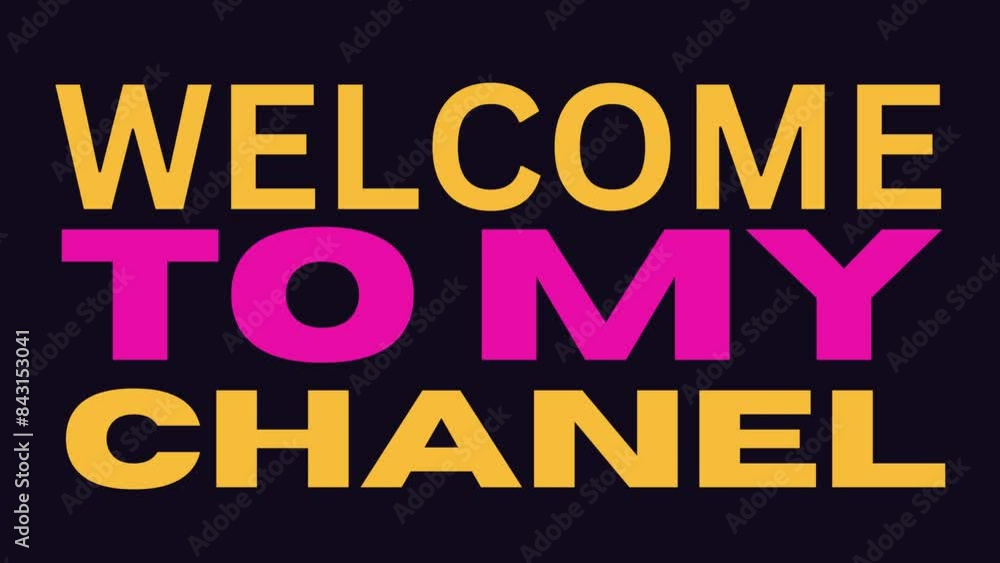 welcome 4k intro video, welcome to the channel backgrounds, animation ...