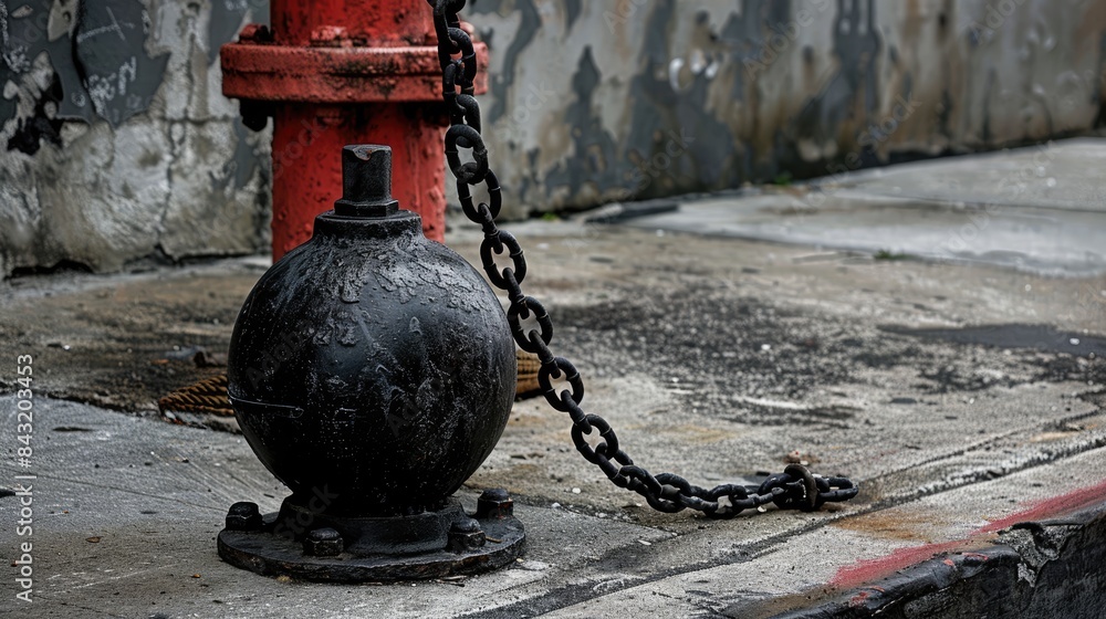 Safety goes beyond a simple black metal ball and chain and a fire ...