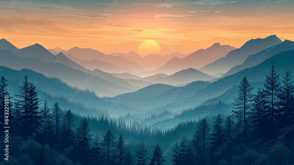 travel themed vector background adventurous shades of expedition green ...