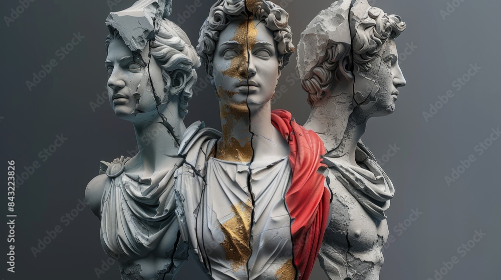Creative representation of the greatest ancient greek mythology greek ...
