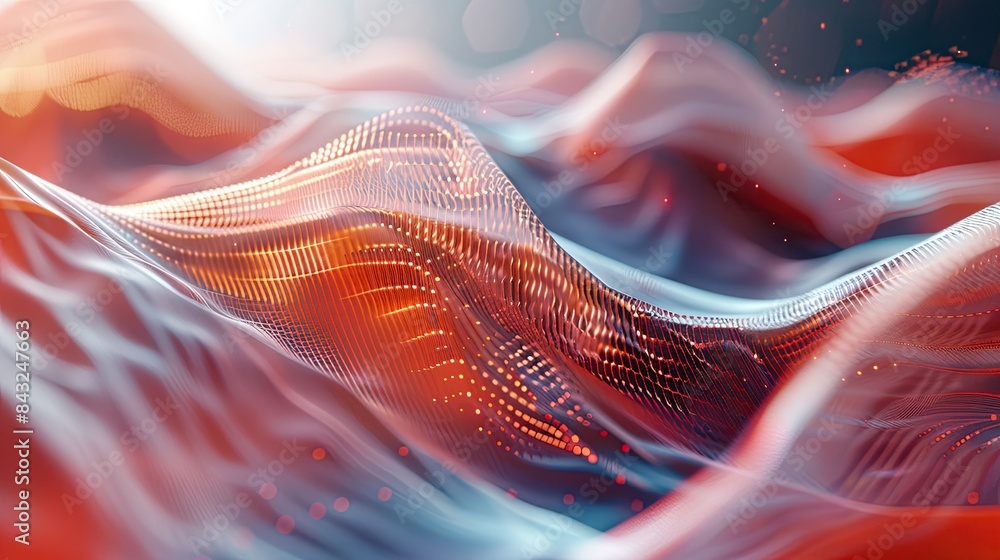 3D rendering, acoustic waves,C4D, 3Dmax, redshift rendering, corona ...