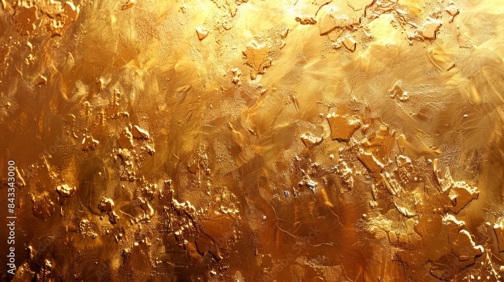 Gleaming gold texture on a rich gold background, luxurious and ...