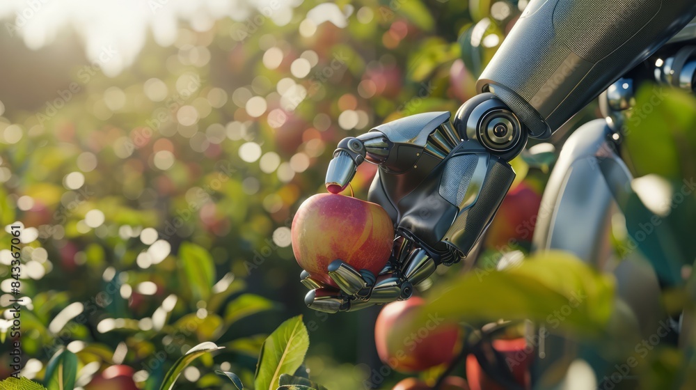 Sir Isaac Newton's Theory of Gravity, with a robot sitting under an ...