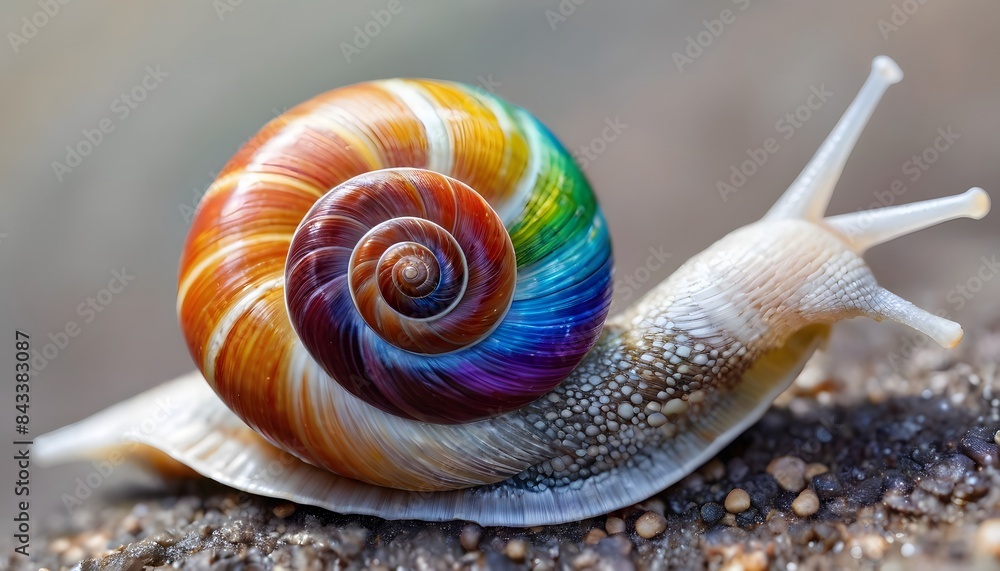 Snails : Polymita picta or Cuban snails one of most colorful and ...